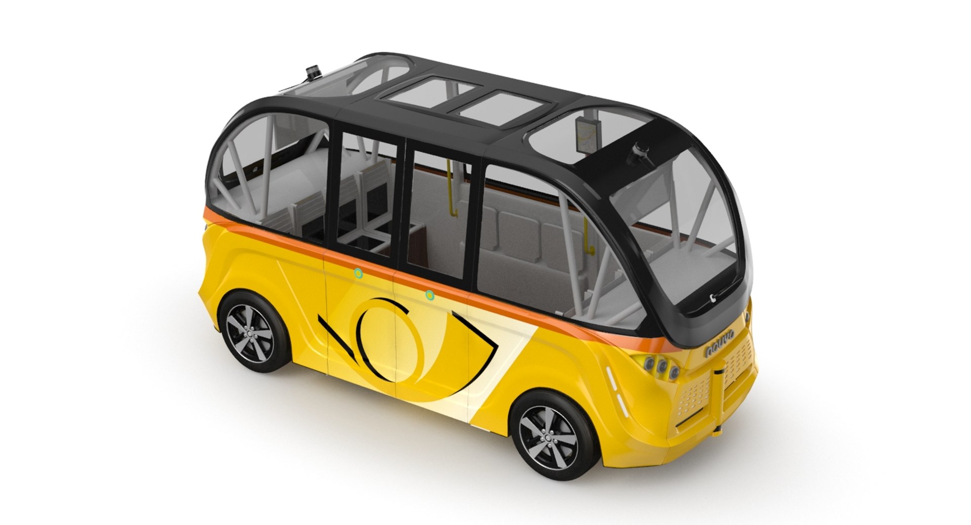 Navya Bus 3D Model - TurboSquid 1262560