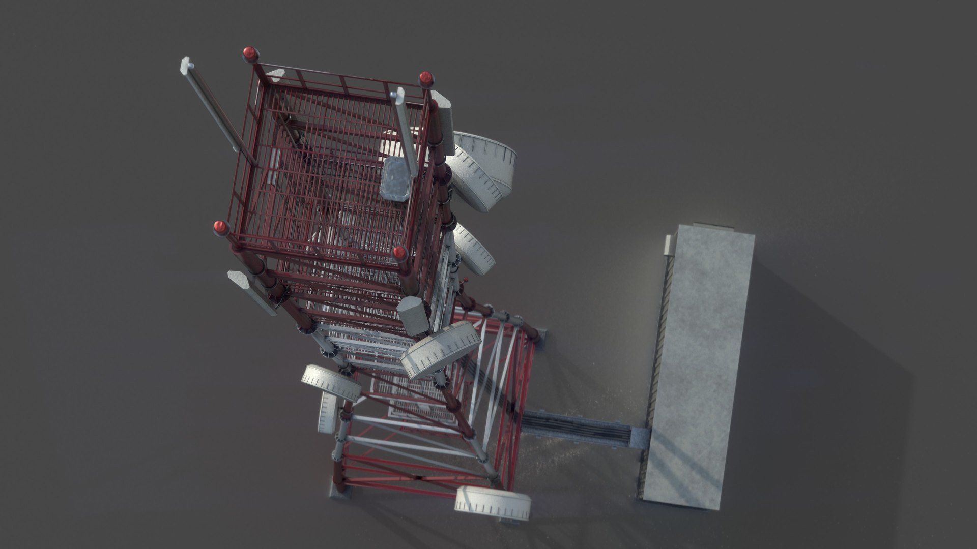 3D Tower Communication - TurboSquid 1680586