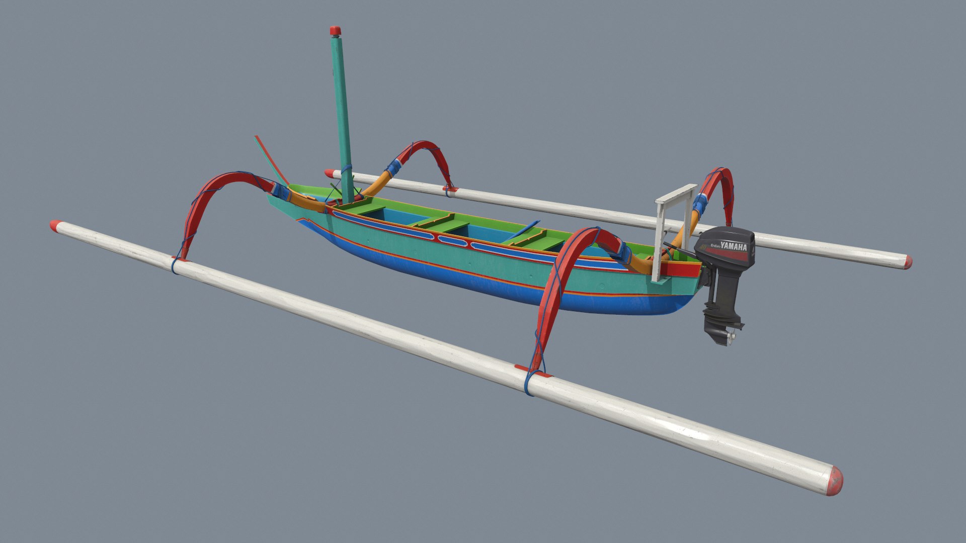 3D Jukung Traditional Boat - TurboSquid 2083298