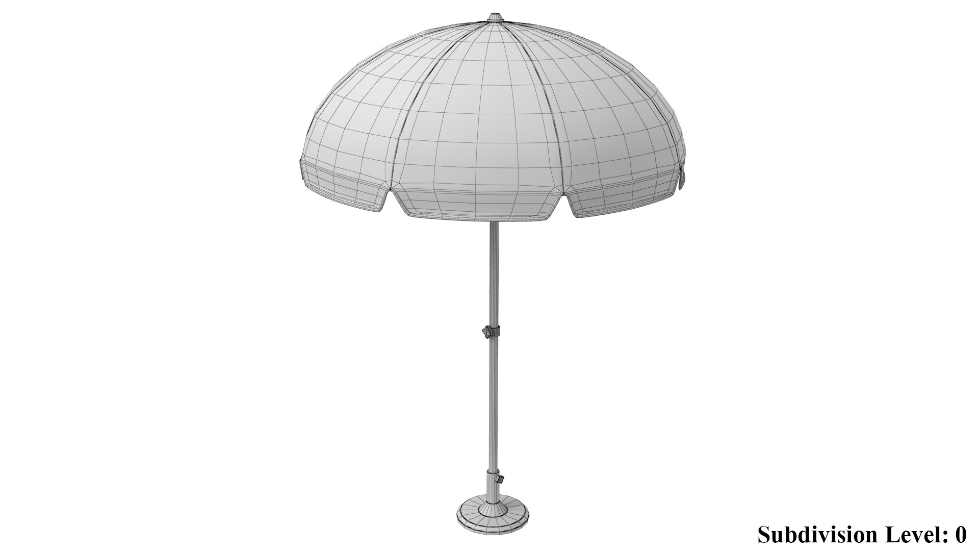 Umbrella modeled pbr model - TurboSquid 1510793