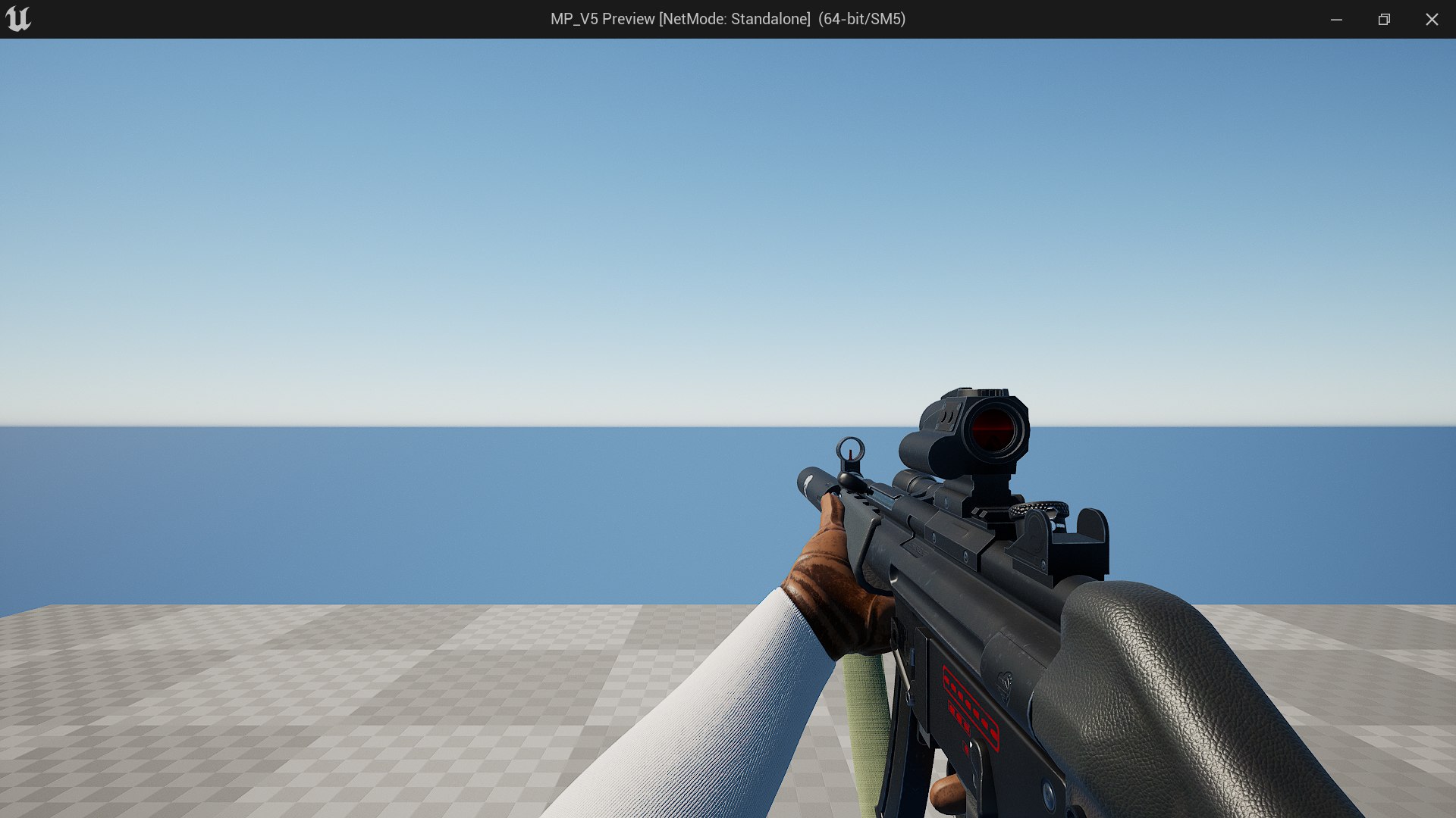 MP5 Submachine Gun Fps - Tps 3D Model - TurboSquid 2404030