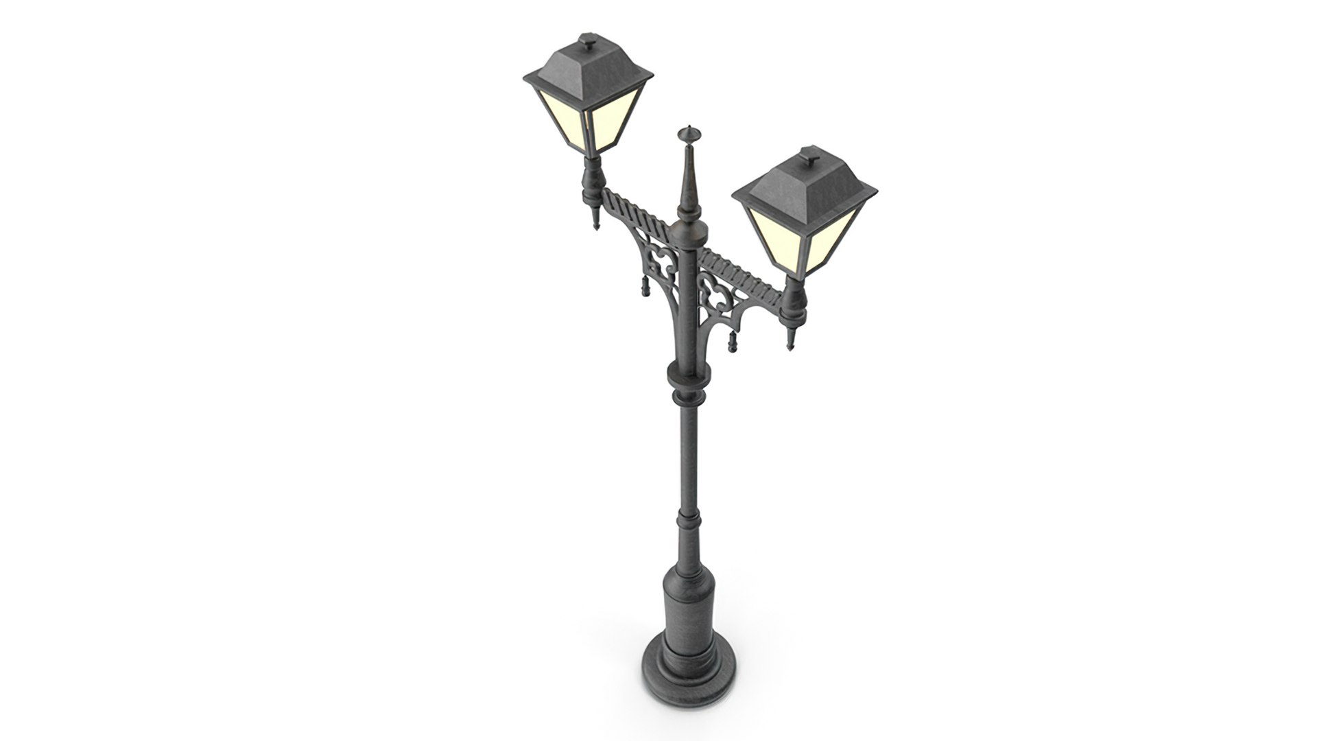 Victorian Style Street Light 3D Model - TurboSquid 2102740