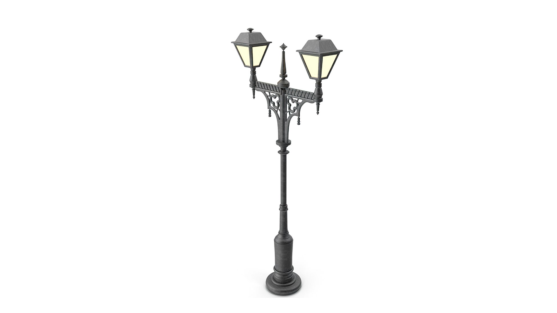 Victorian Style Street Light 3D Model - TurboSquid 2102740