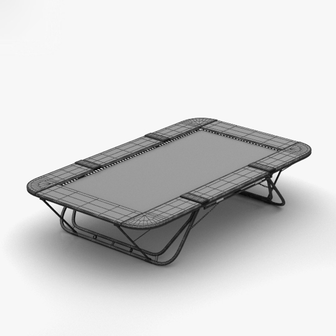 Sports trampoline 3D model - TurboSquid 1403561
