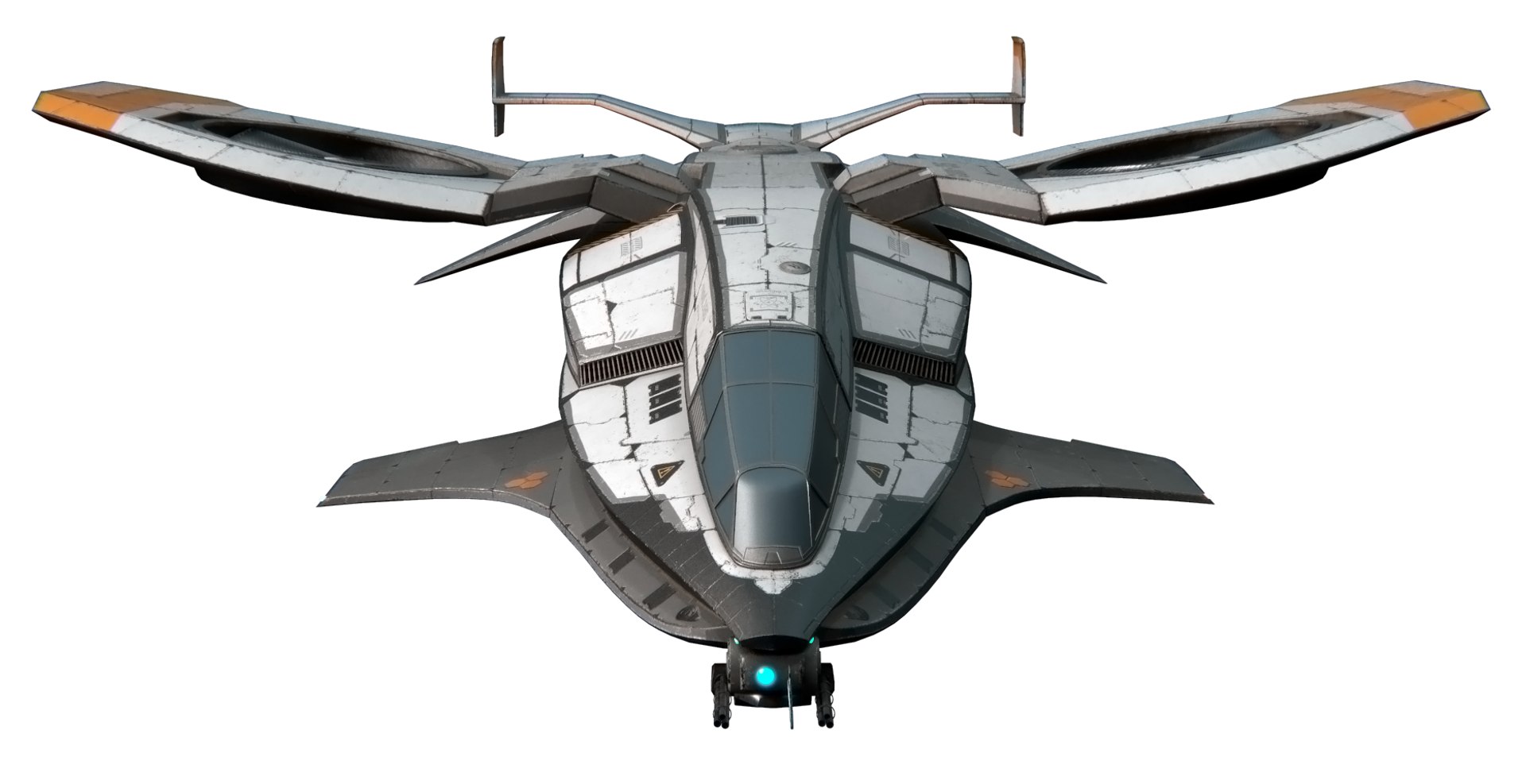 Sci Fi Dropship 3D Model - TurboSquid 1423295