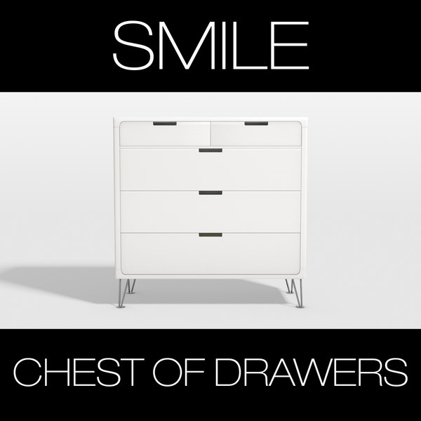 3dsmax smile chest drawers