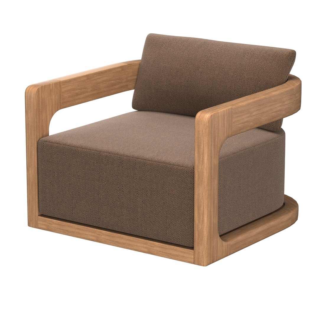 CASSALE SWIVEL LOUNGE CHAIR WITH CUSHION INSERTS 3D Model - TurboSquid ...