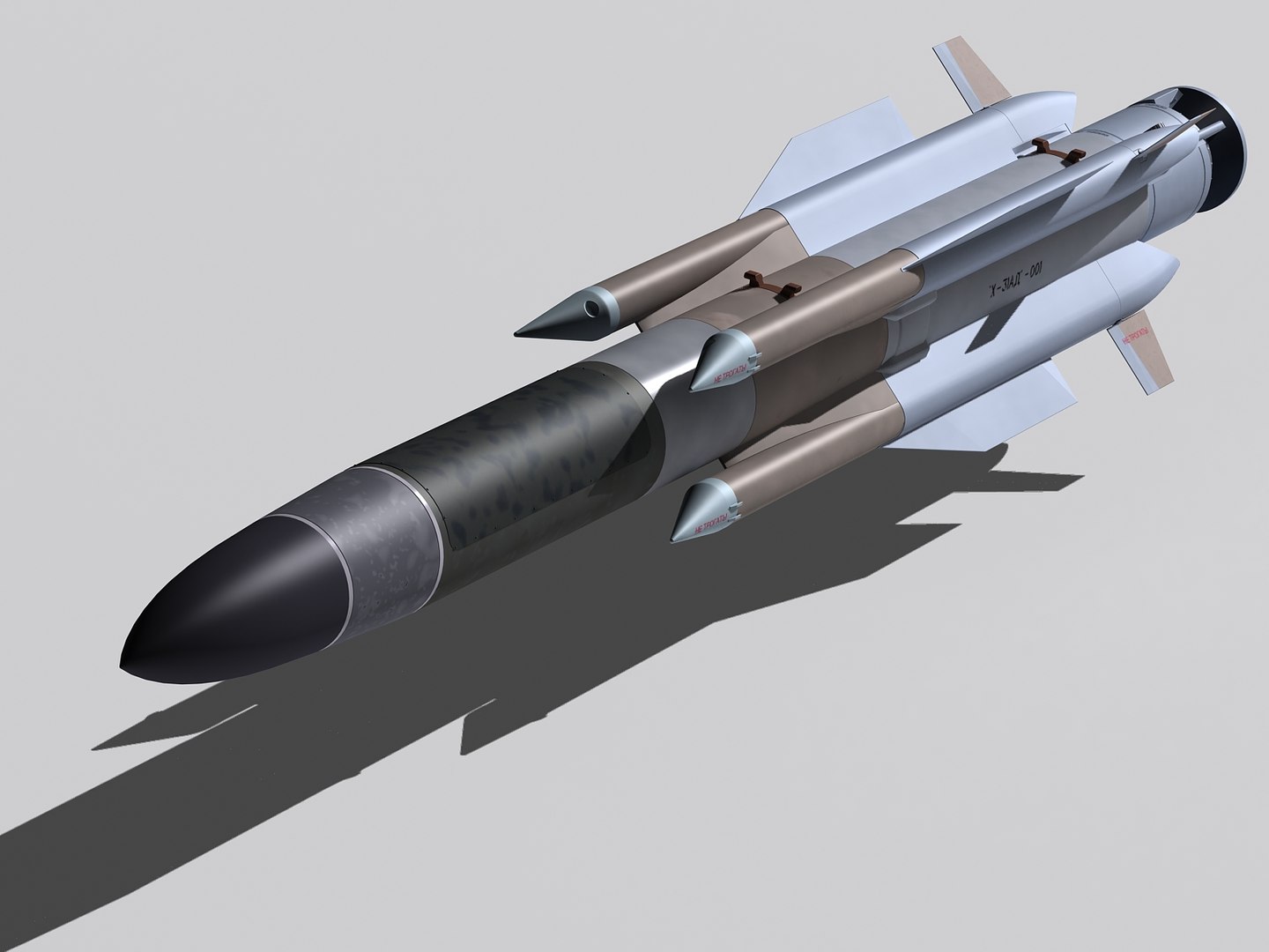 Kh-31 Family Missile 3d Max