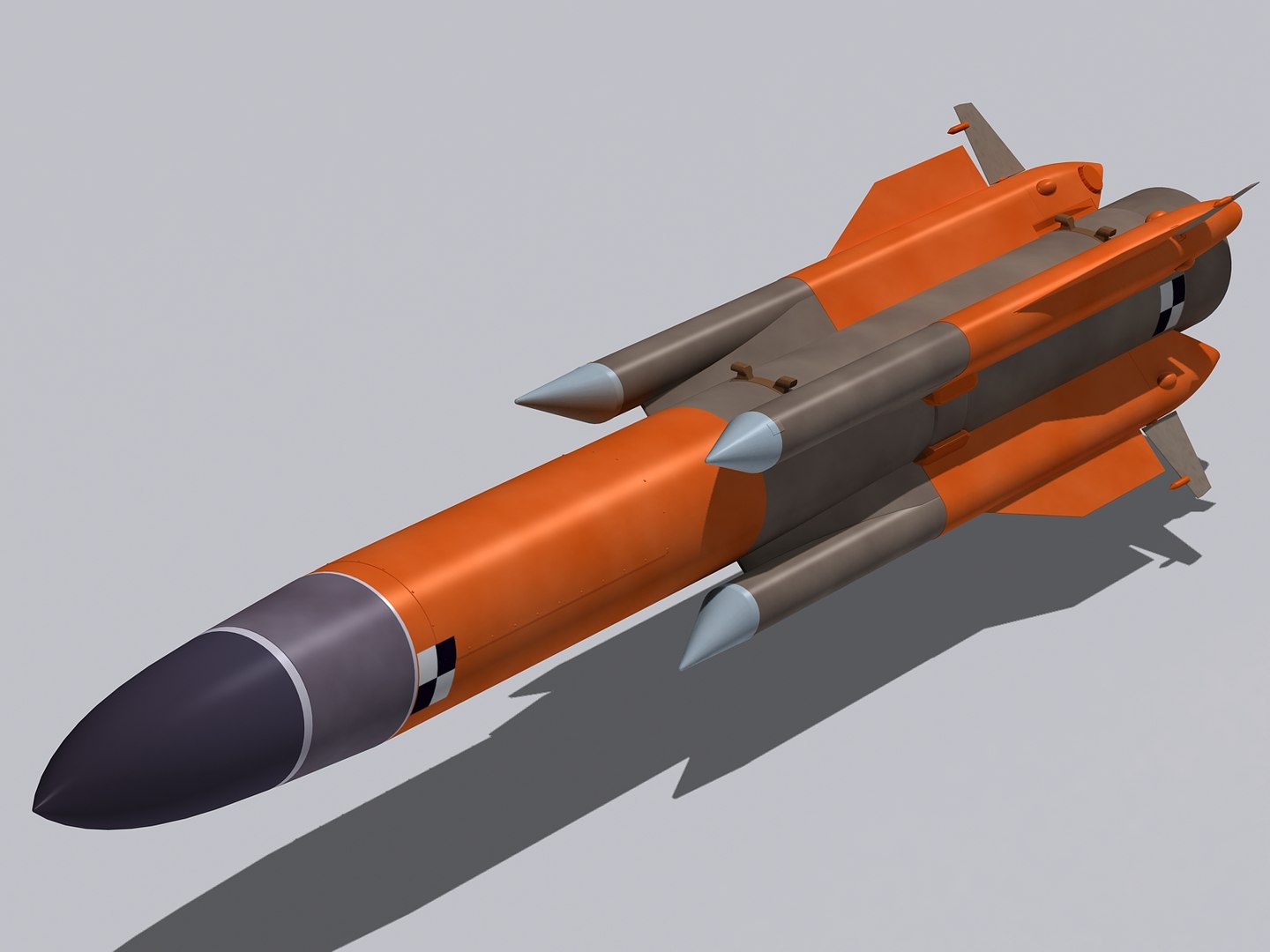 Kh-31 Family Missile 3d Max