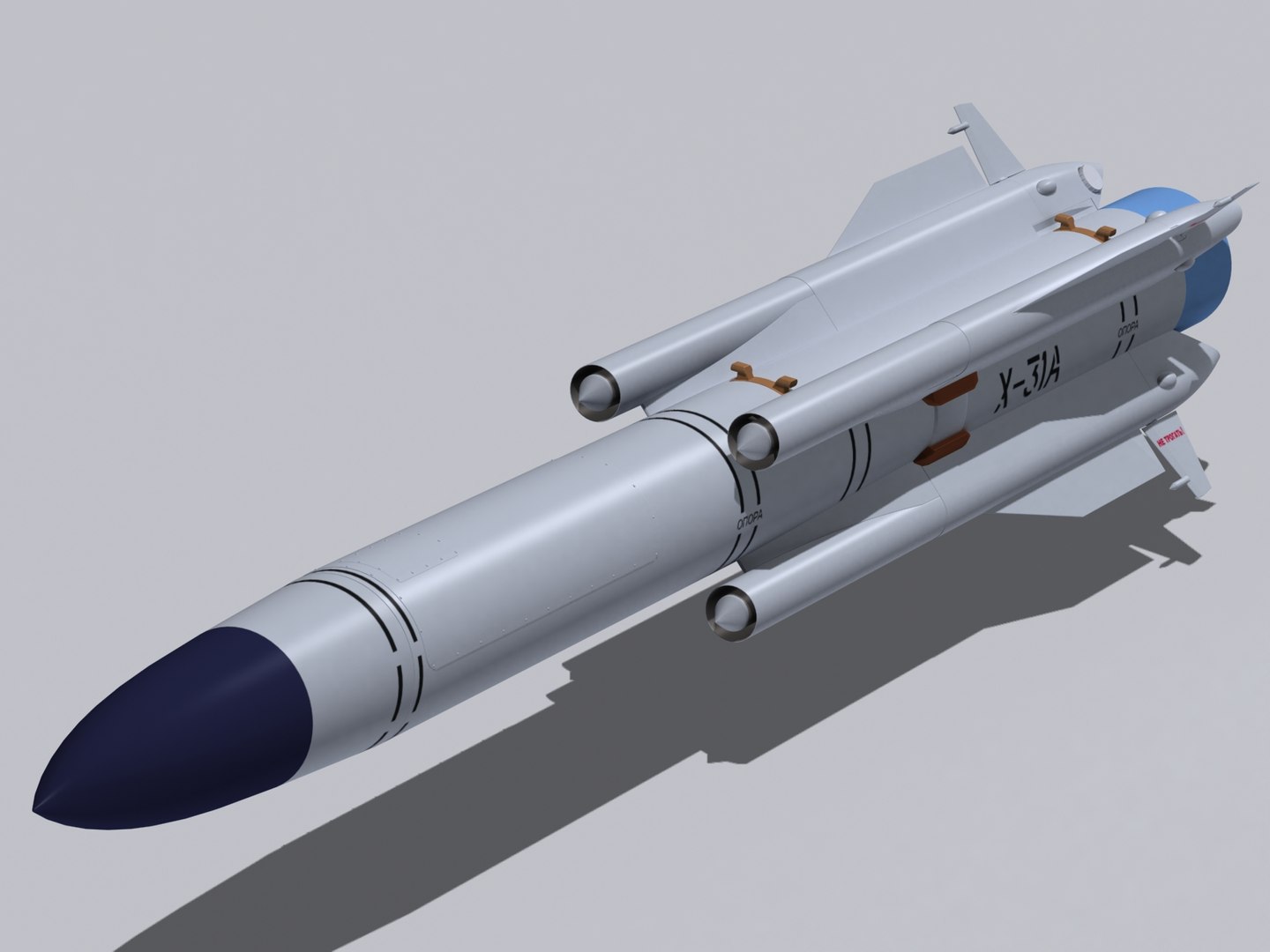 Kh-31 Family Missile 3d Max