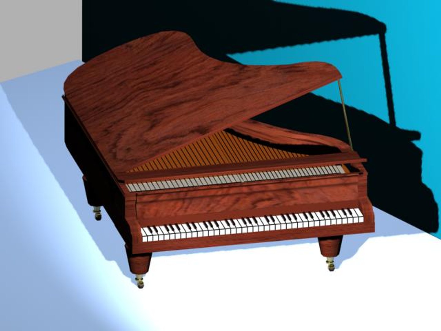 Free Grand Piano 3d Model