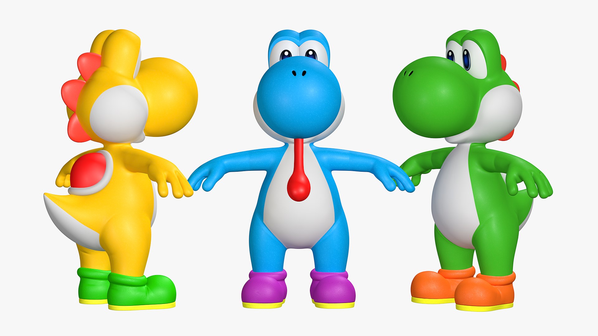 Super Mario Characters Collection 3D model - TurboSquid 2104255