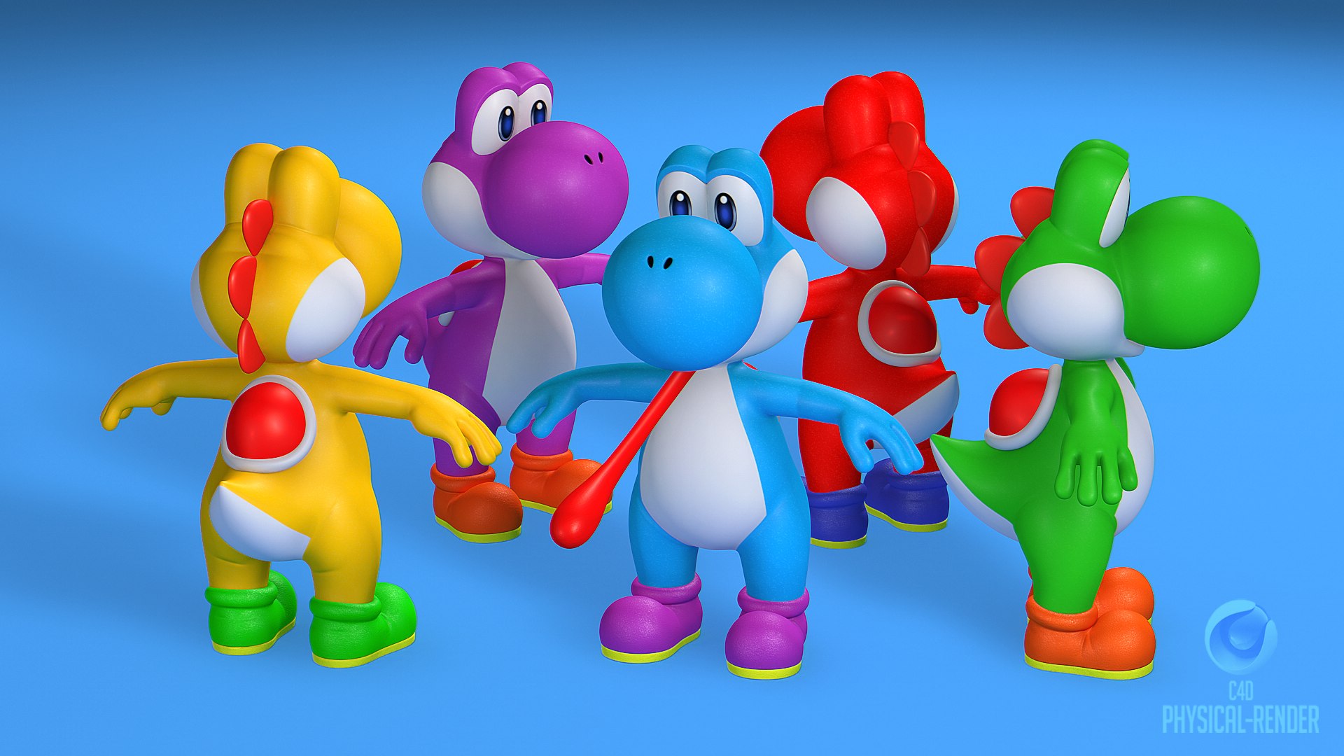 Super Mario Characters Collection 3D Model - TurboSquid 2104255