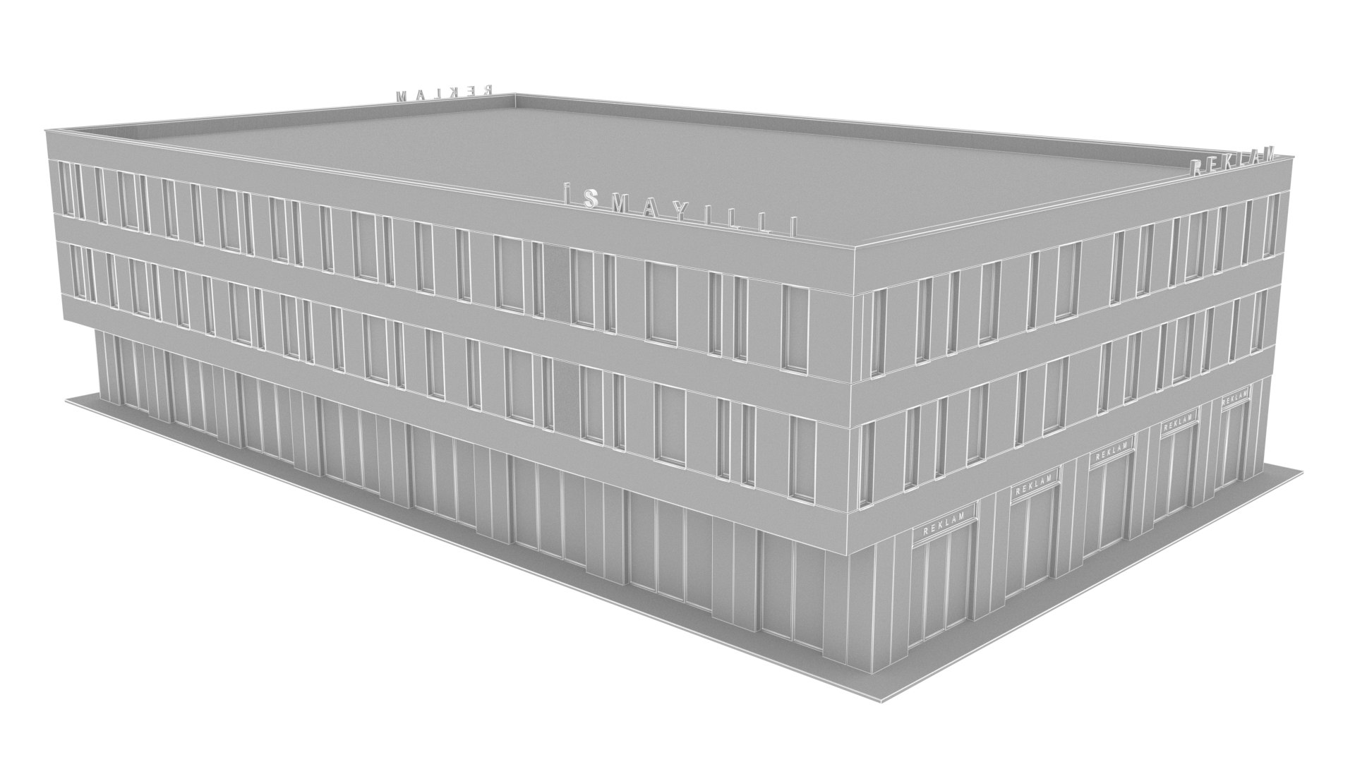 3D Model Commercial Building - TurboSquid 2265457