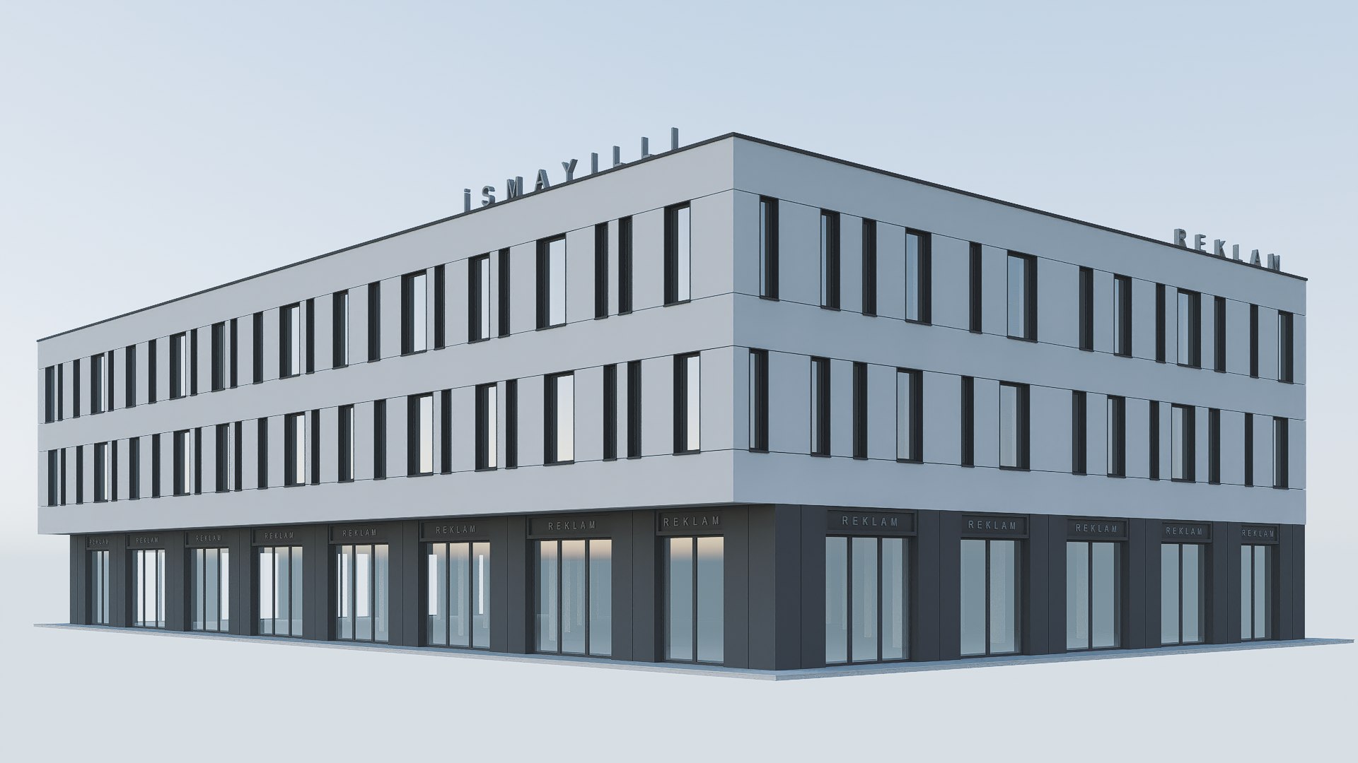 3D Model Commercial Building - TurboSquid 2265457