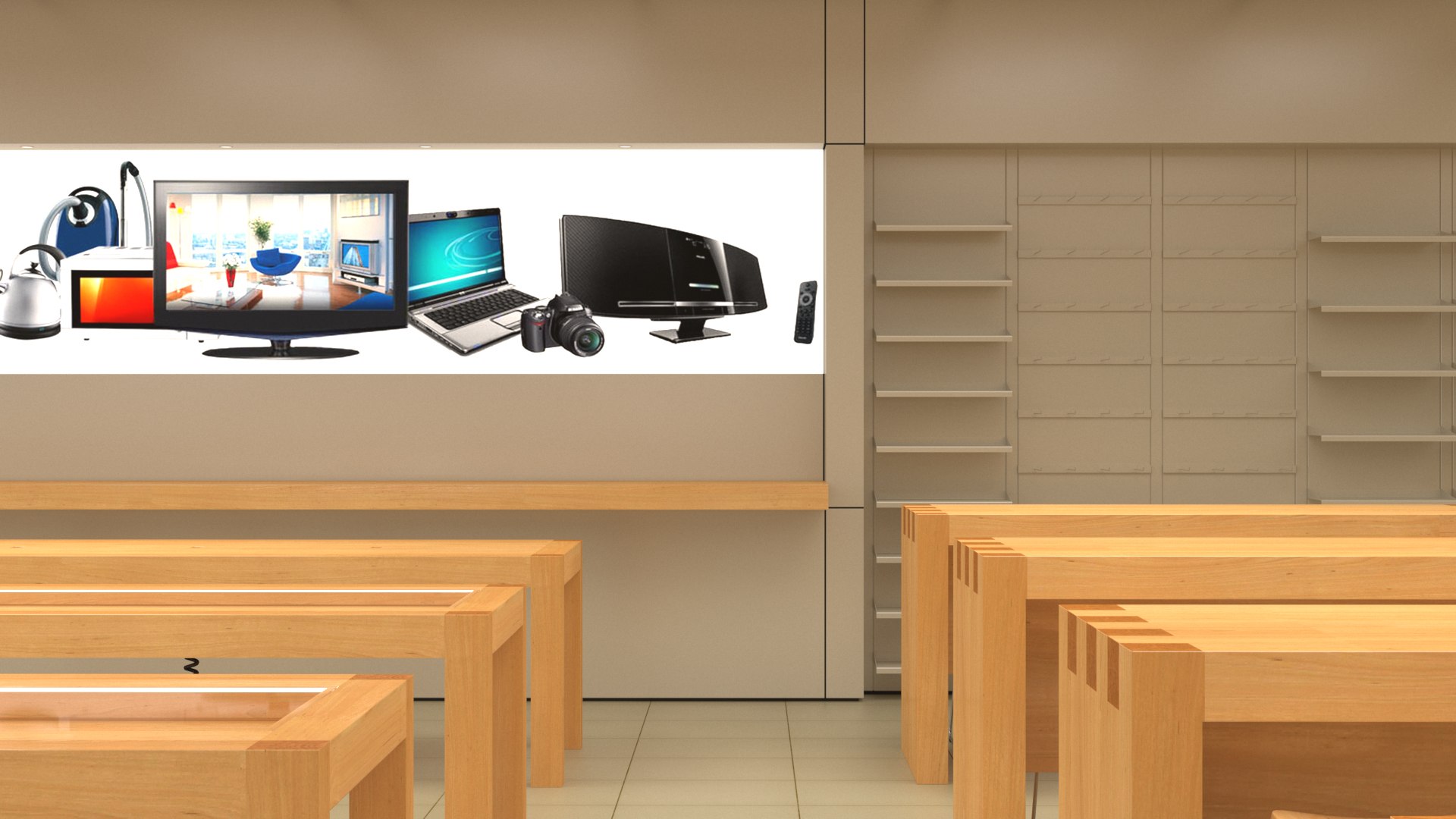 3D Digital Equipment Store Interior Model - TurboSquid 2289594
