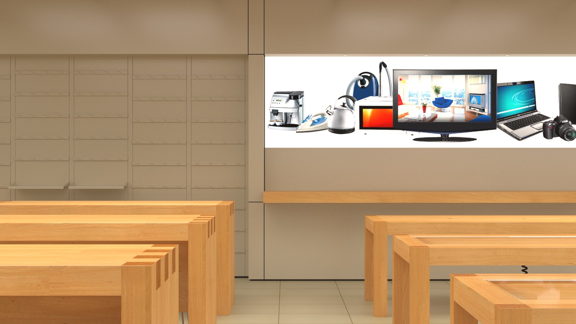3D Digital Equipment Store Interior Model - TurboSquid 2289594