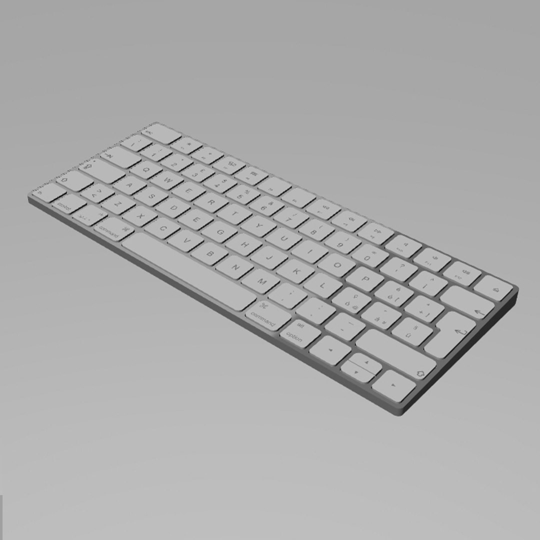 Magic keyboard 3D - TurboSquid 1791276