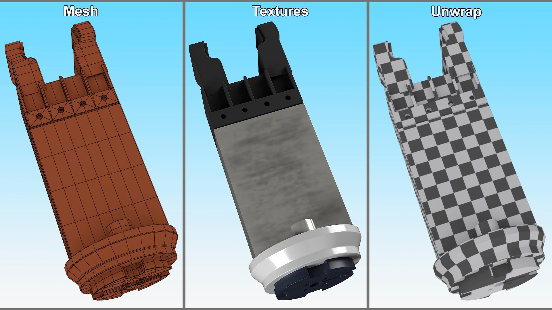 Robotic Arm Gripper 3D Model - TurboSquid 2386060