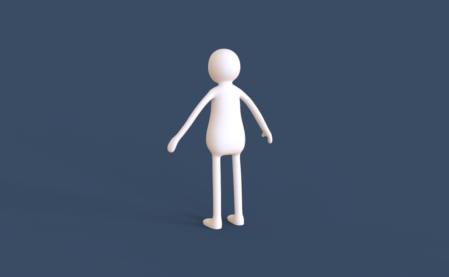 3D Stickman 04 Rigged Low Poly - TurboSquid 2319900