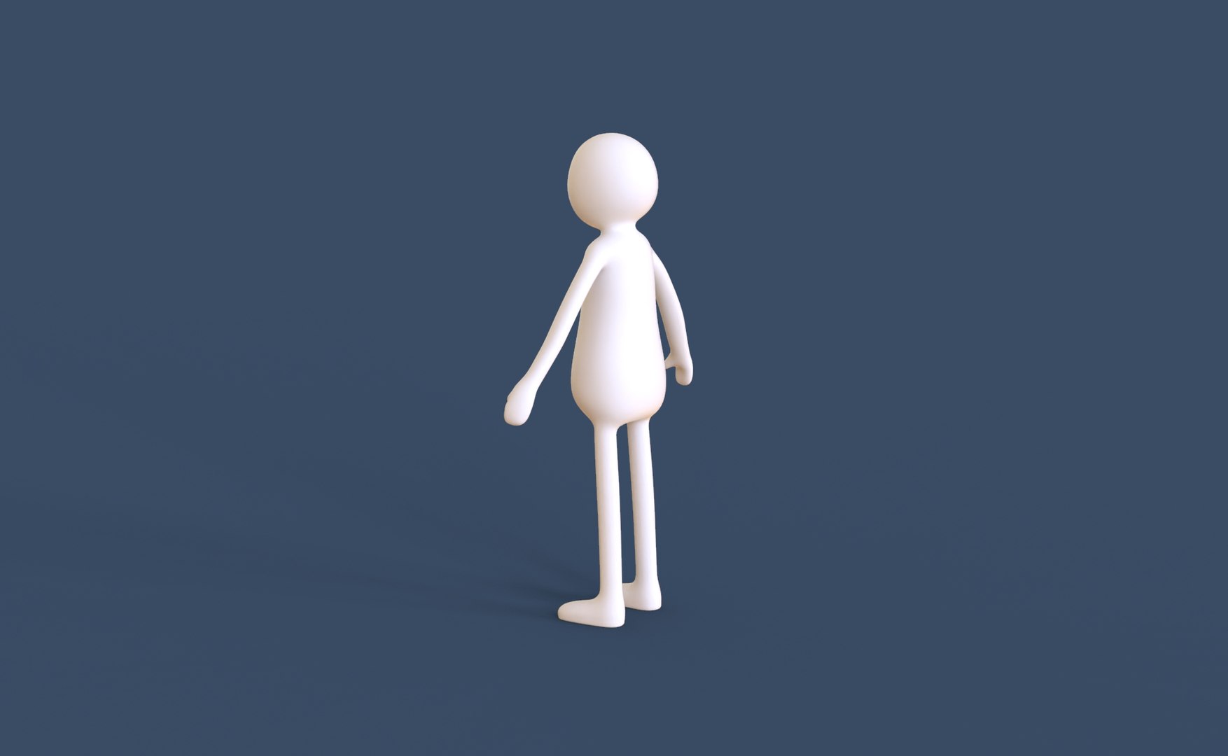 3D Stickman 04 Rigged Low Poly - TurboSquid 2319900