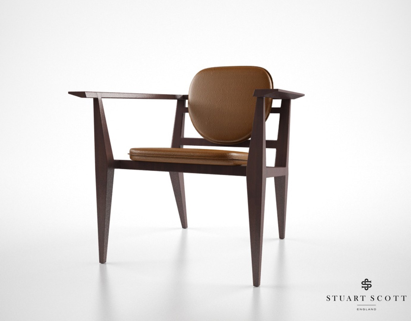 3d model stuart scott constructor chair