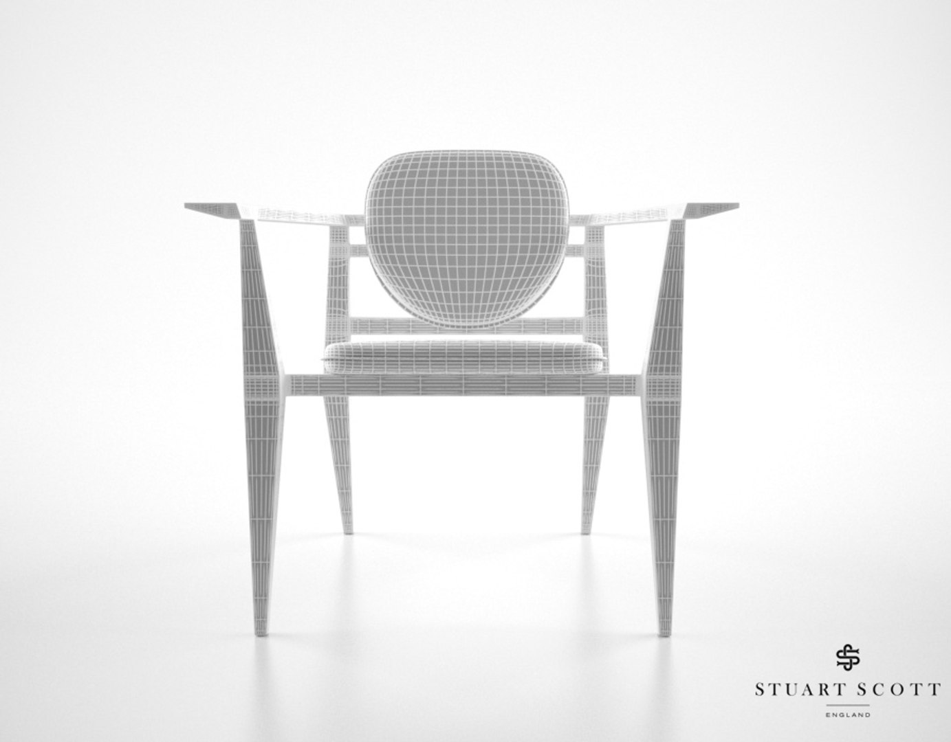 3d model stuart scott constructor chair