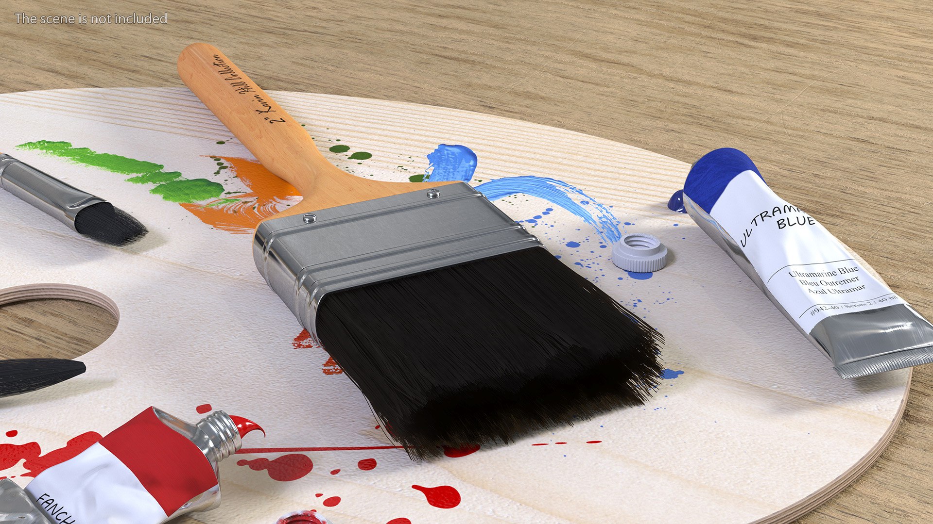 Realistic Paint Brush Fur 3D Model - TurboSquid 2221974