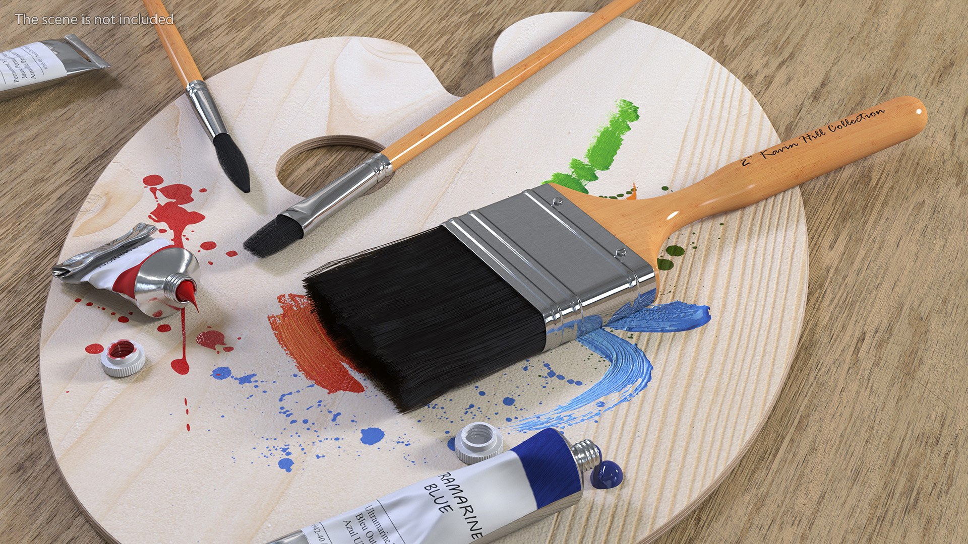 Realistic Paint Brush Fur 3D Model - TurboSquid 2221974