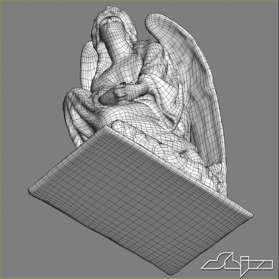 Weeping Angel Statue Drawing