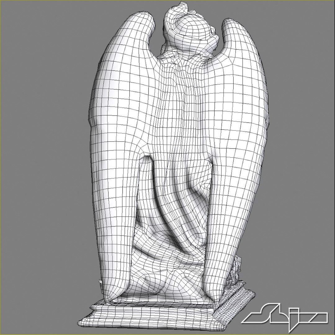 Weeping Angel Statue Drawing