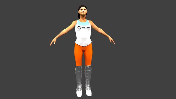 Chell Modelo 3D - TurboSquid 901788