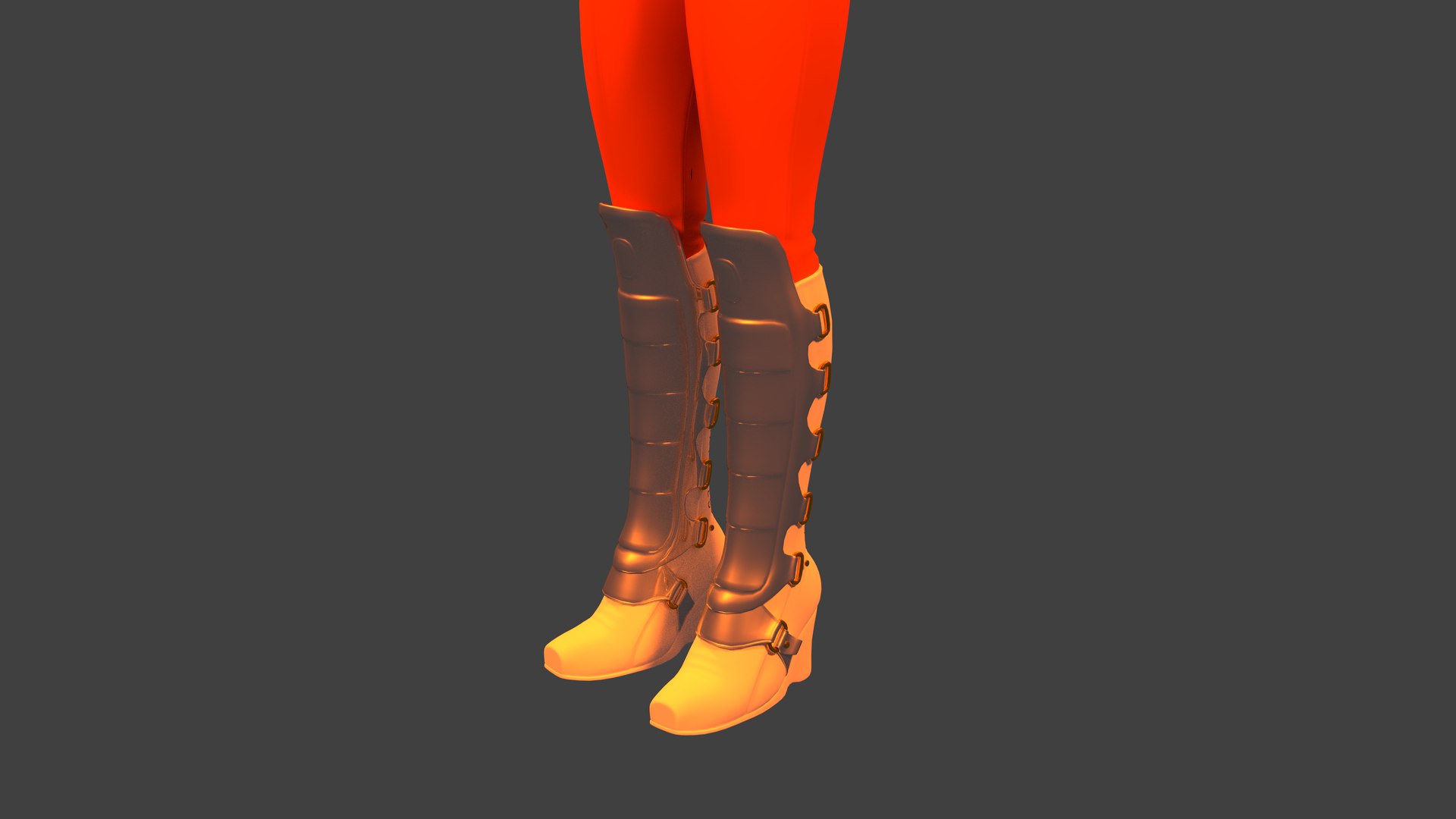 Chell Rigged 3d Model