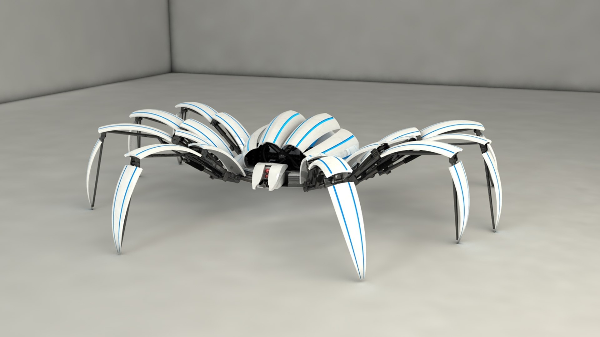 3d Mechanical Spider Model