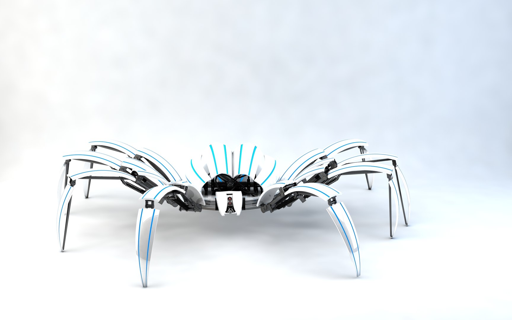 3d Mechanical Spider Model