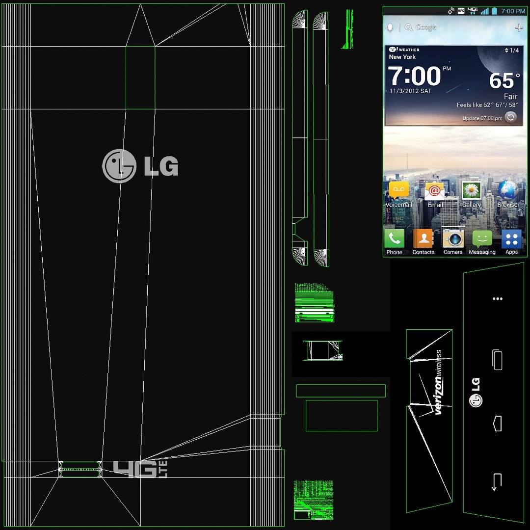 lg spectrum ii 4g obj