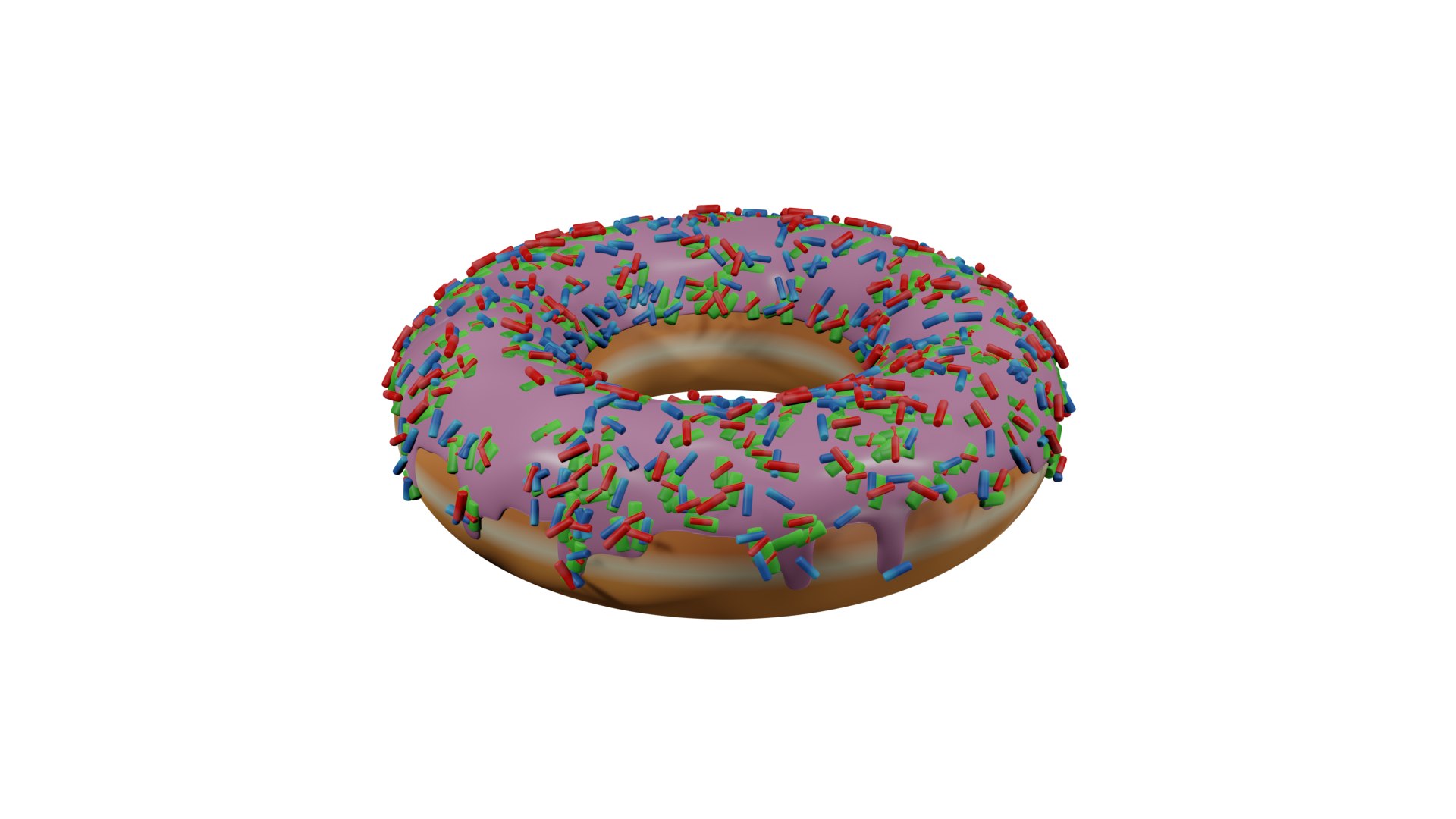 Simple Doughnut 3D Model - TurboSquid 1642151