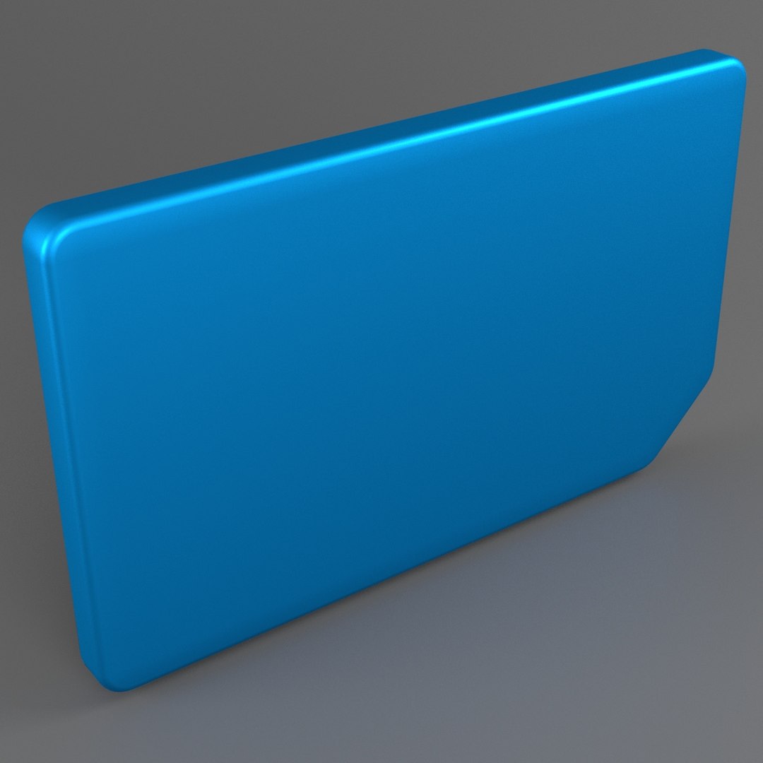3d Sim Card