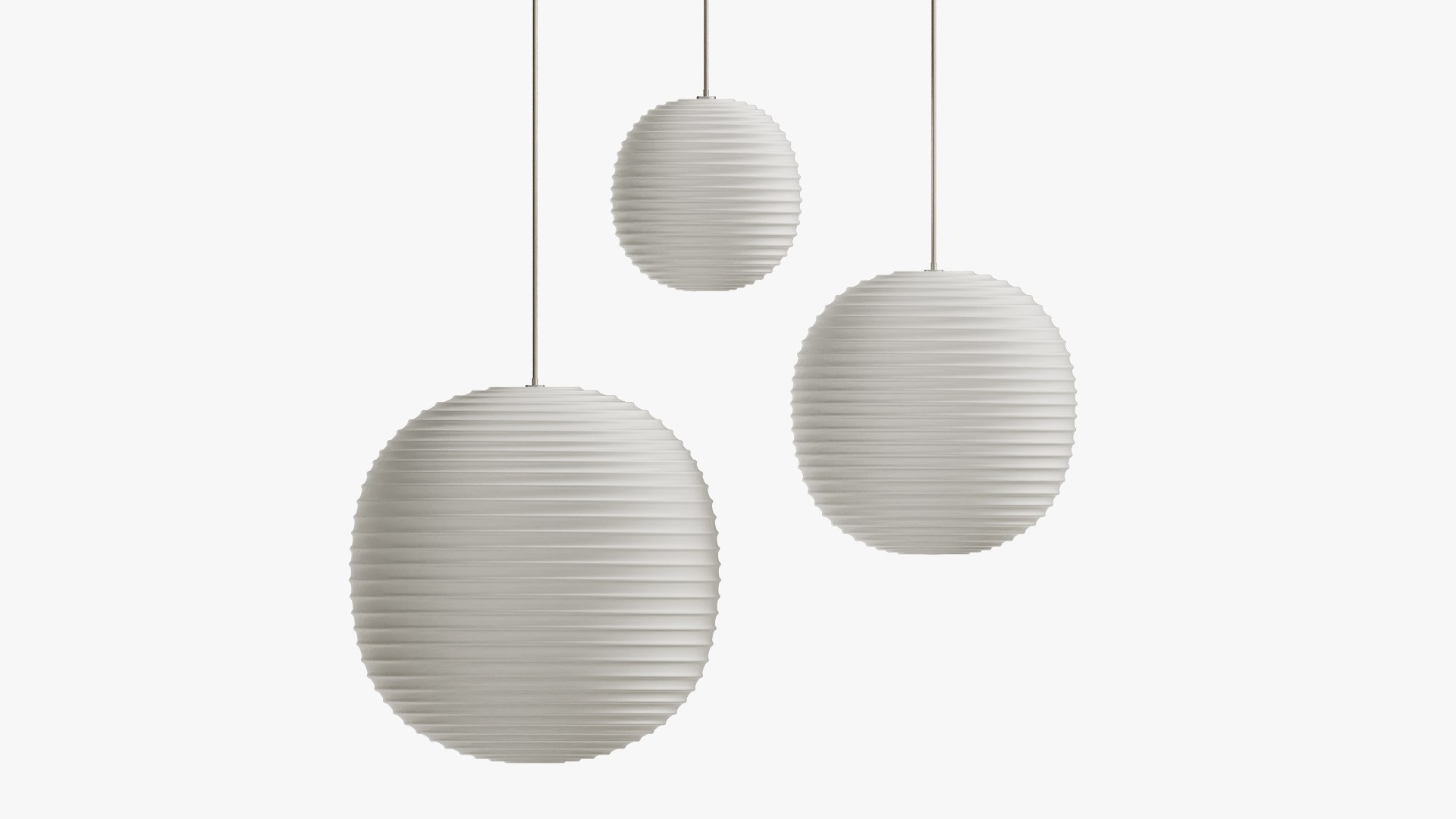 Lantern Pendant Three Sizes 3D Model - TurboSquid 1949334