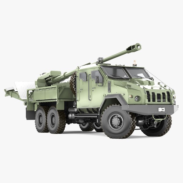 2C22 곡사포 3D 모델 - TurboSquid 2204413