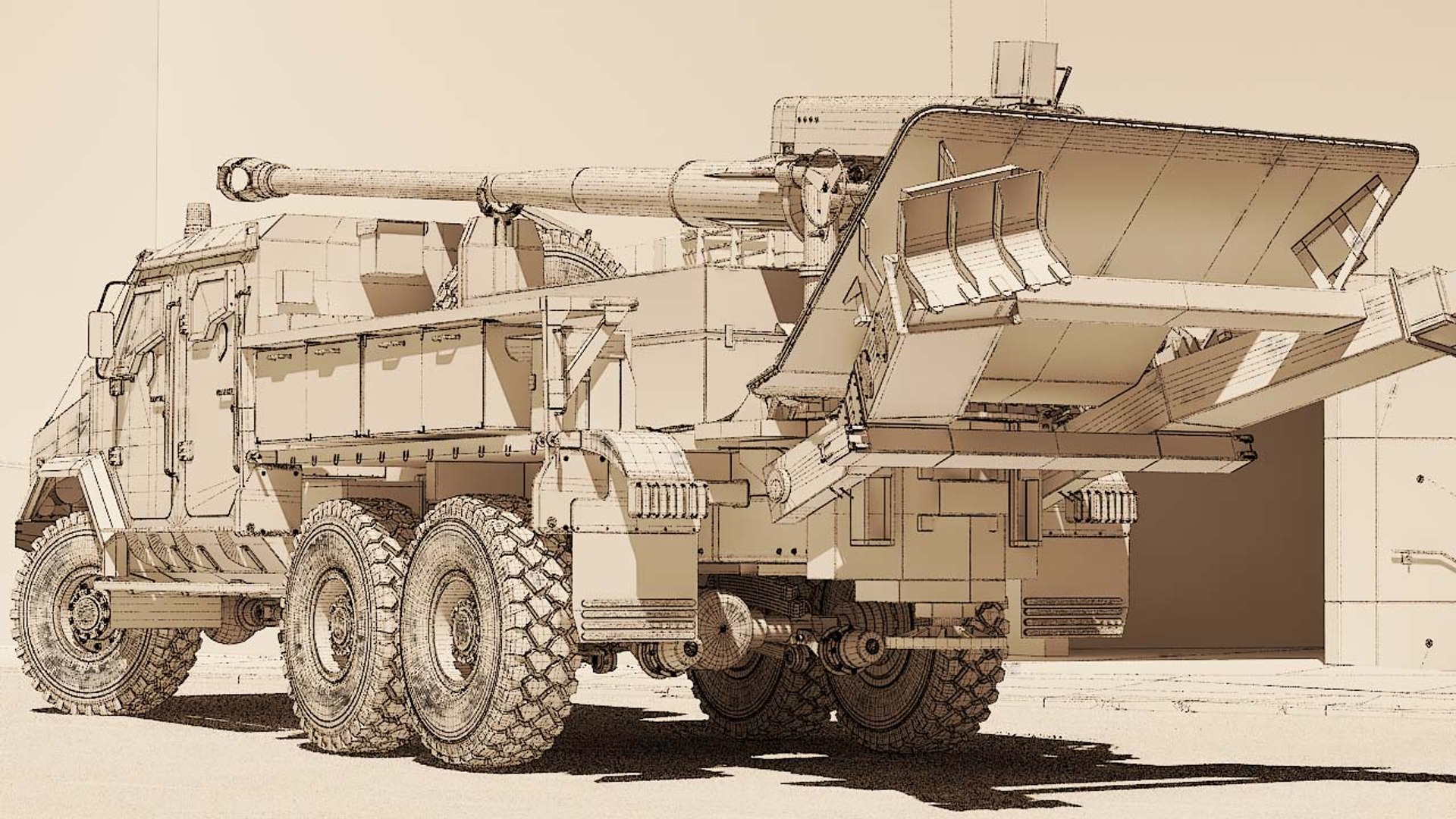 3D 2C22 Howitzer - TurboSquid 2204413