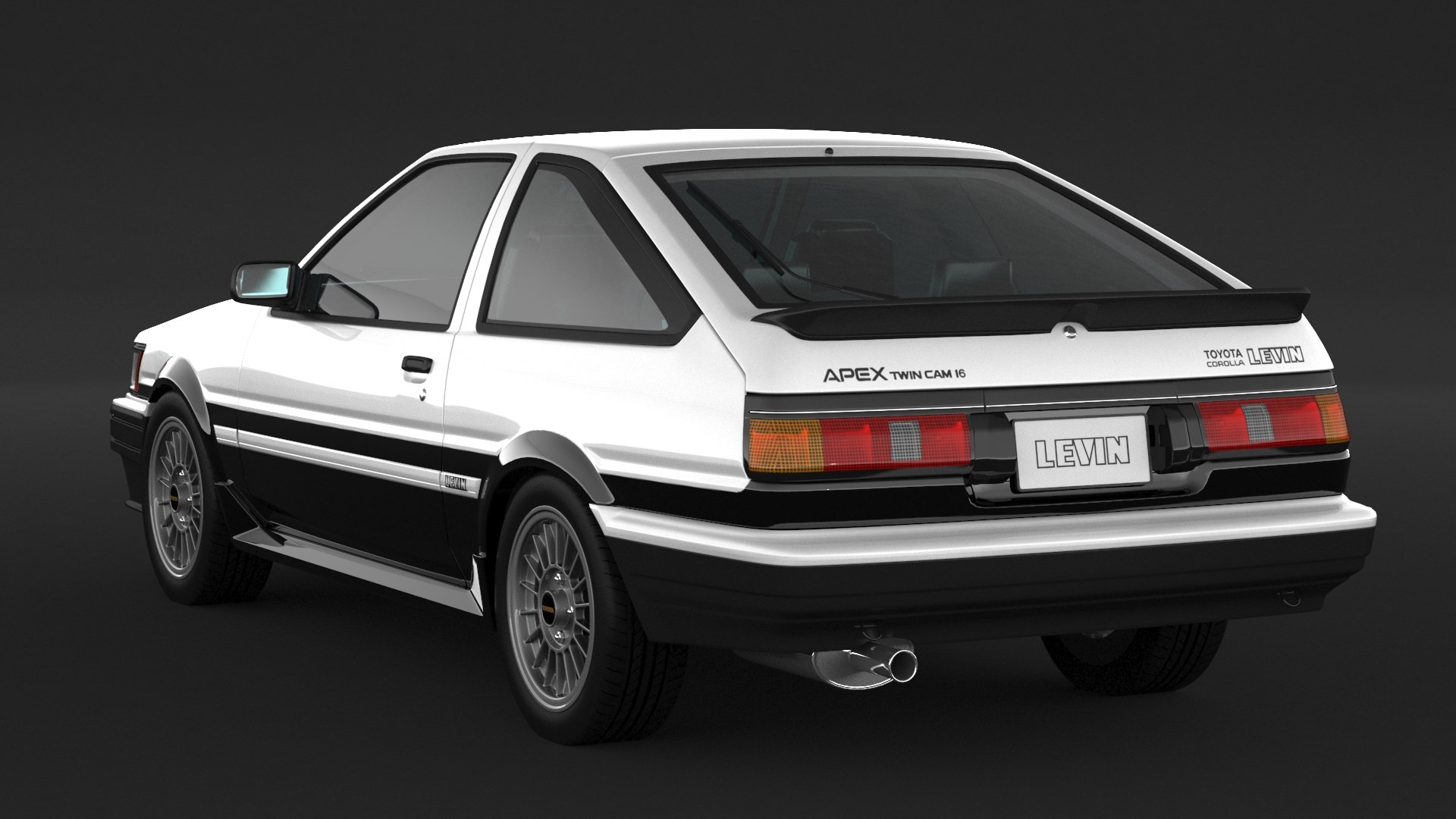 3D Toyota Corolla Ae86 Model - TurboSquid 1533814