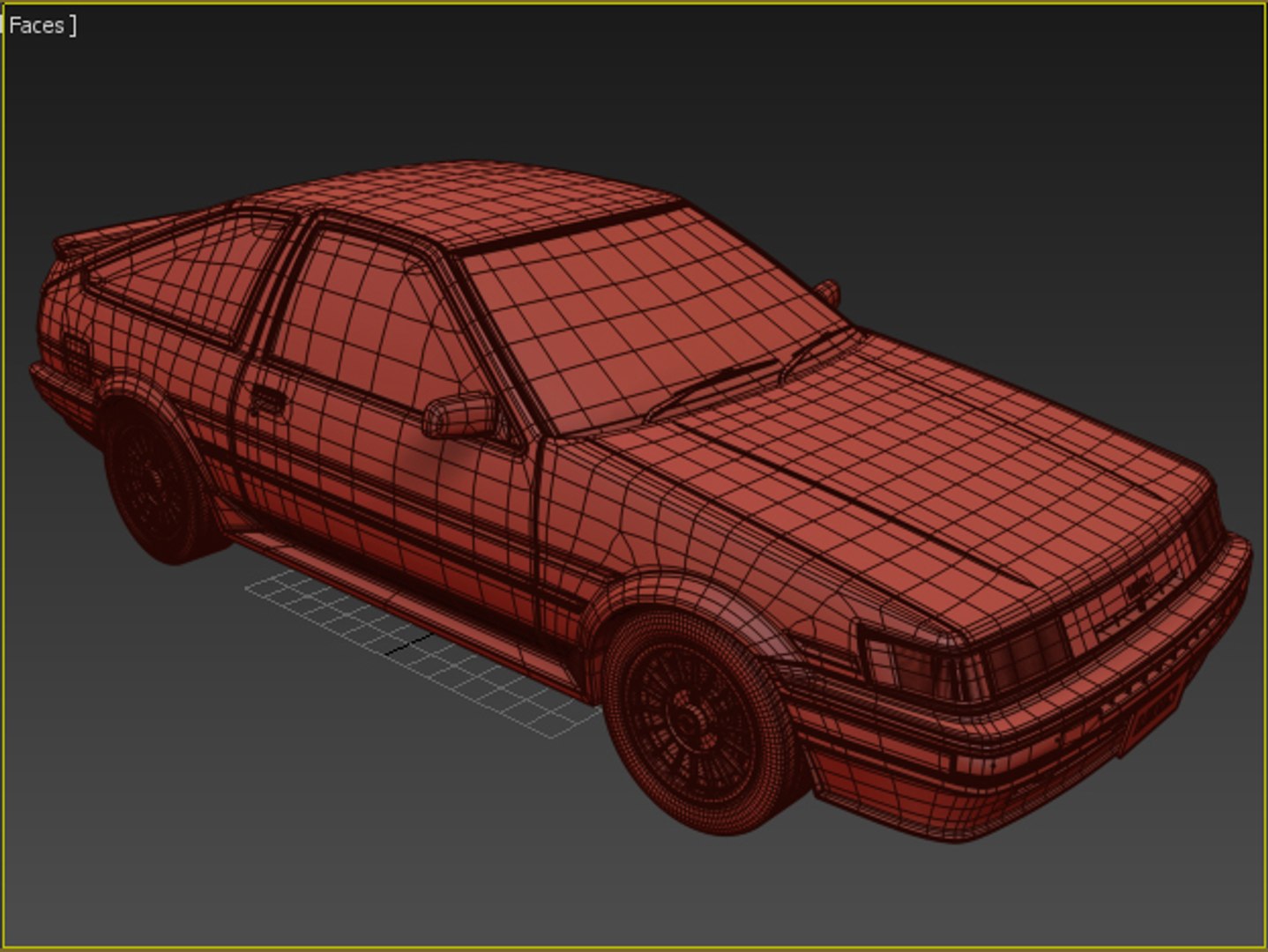 3D Toyota Corolla Ae86 Model - TurboSquid 1533814