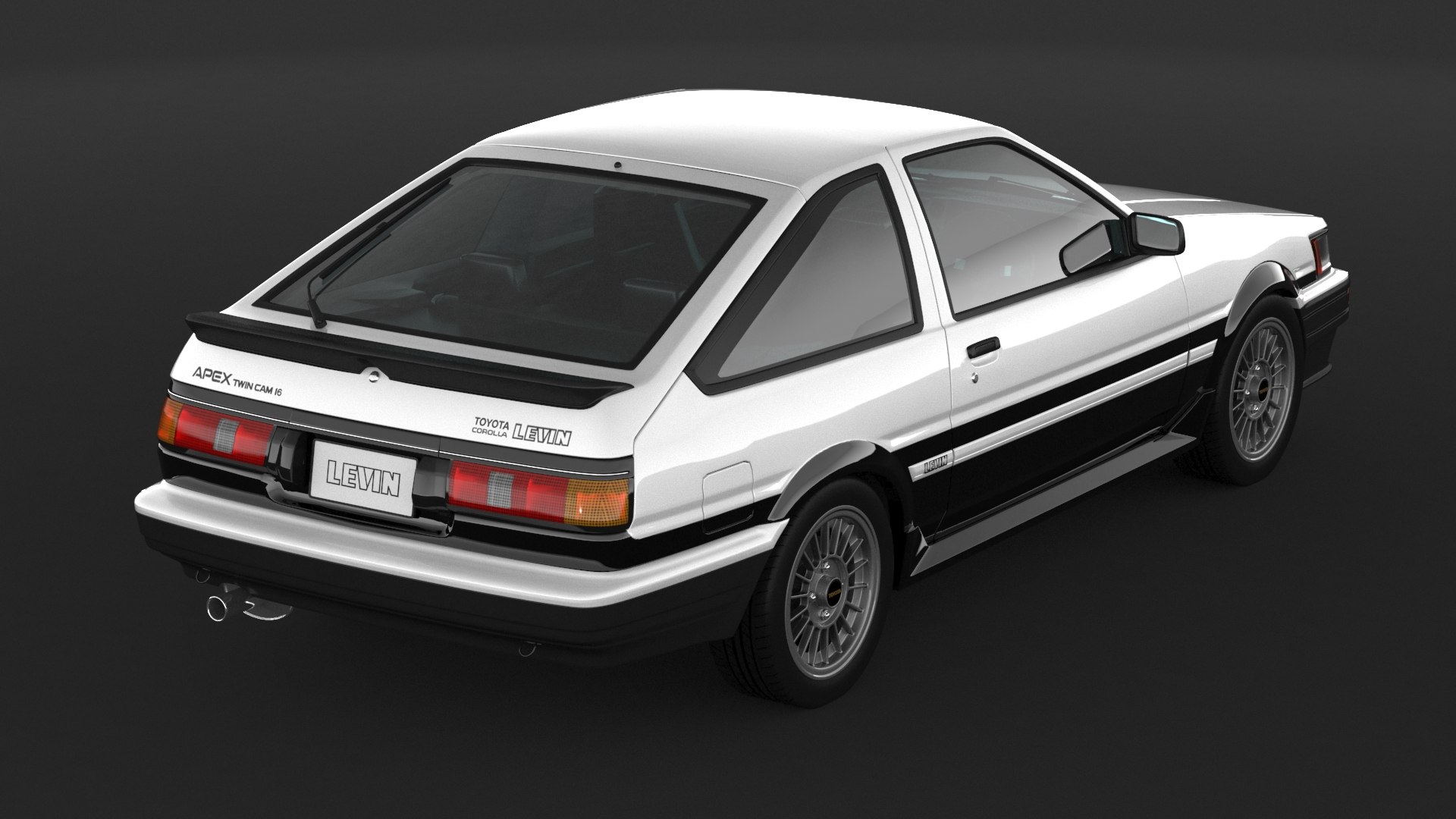 3D Toyota Corolla Ae86 Model - TurboSquid 1533814
