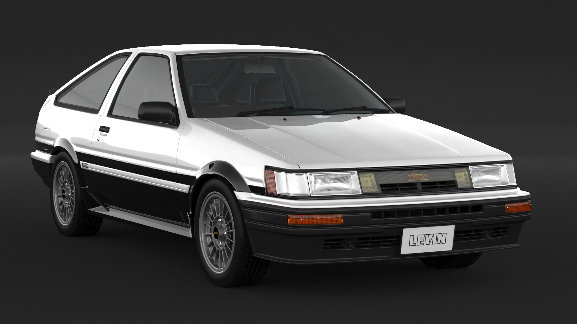 3D Toyota Corolla Ae86 Model - TurboSquid 1533814