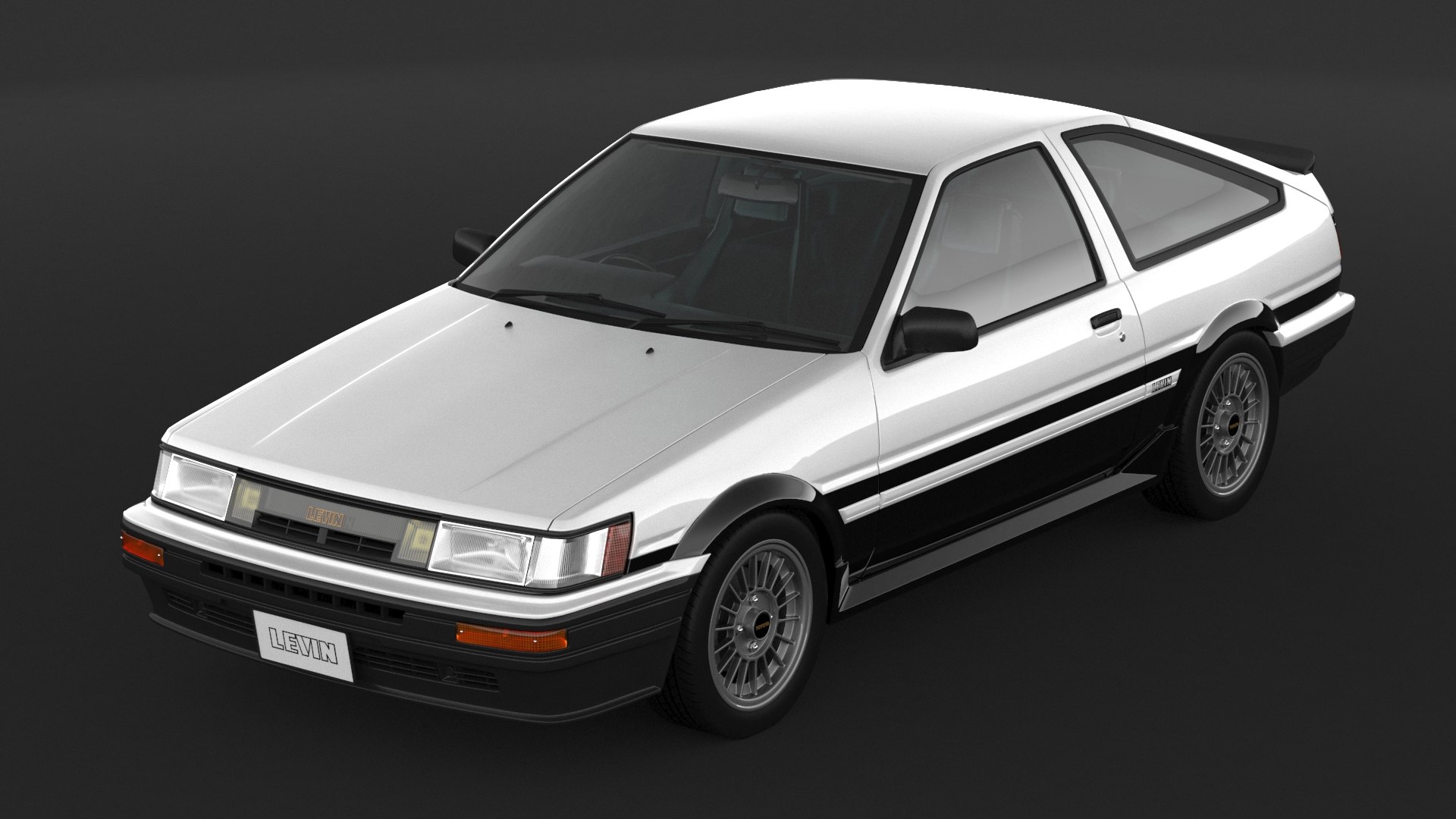 3D Toyota Corolla Ae86 Model - TurboSquid 1533814