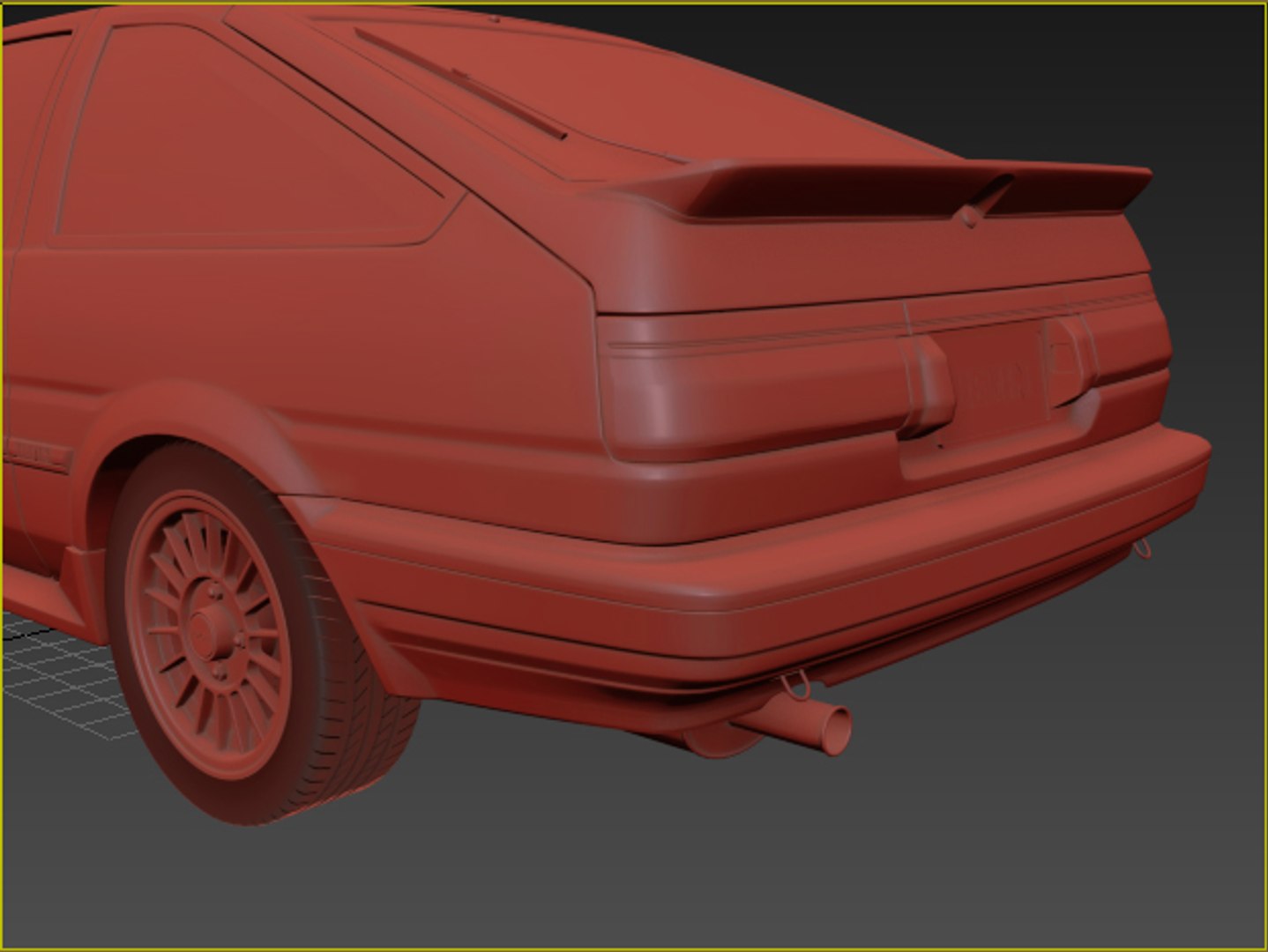 3D Toyota Corolla Ae86 Model - TurboSquid 1533814