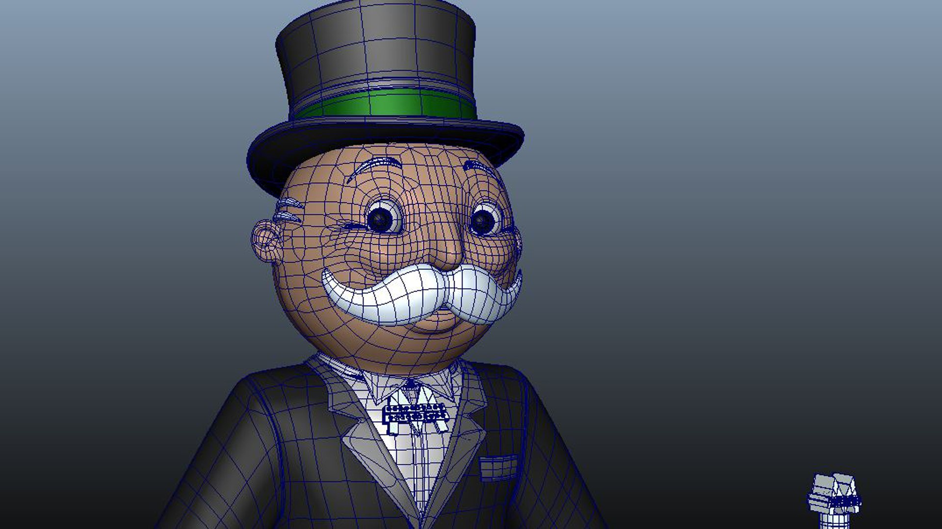 3D Mr Monopoly Model - TurboSquid 2103084