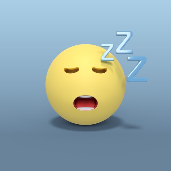3D sleeping smiley - TurboSquid 1302195