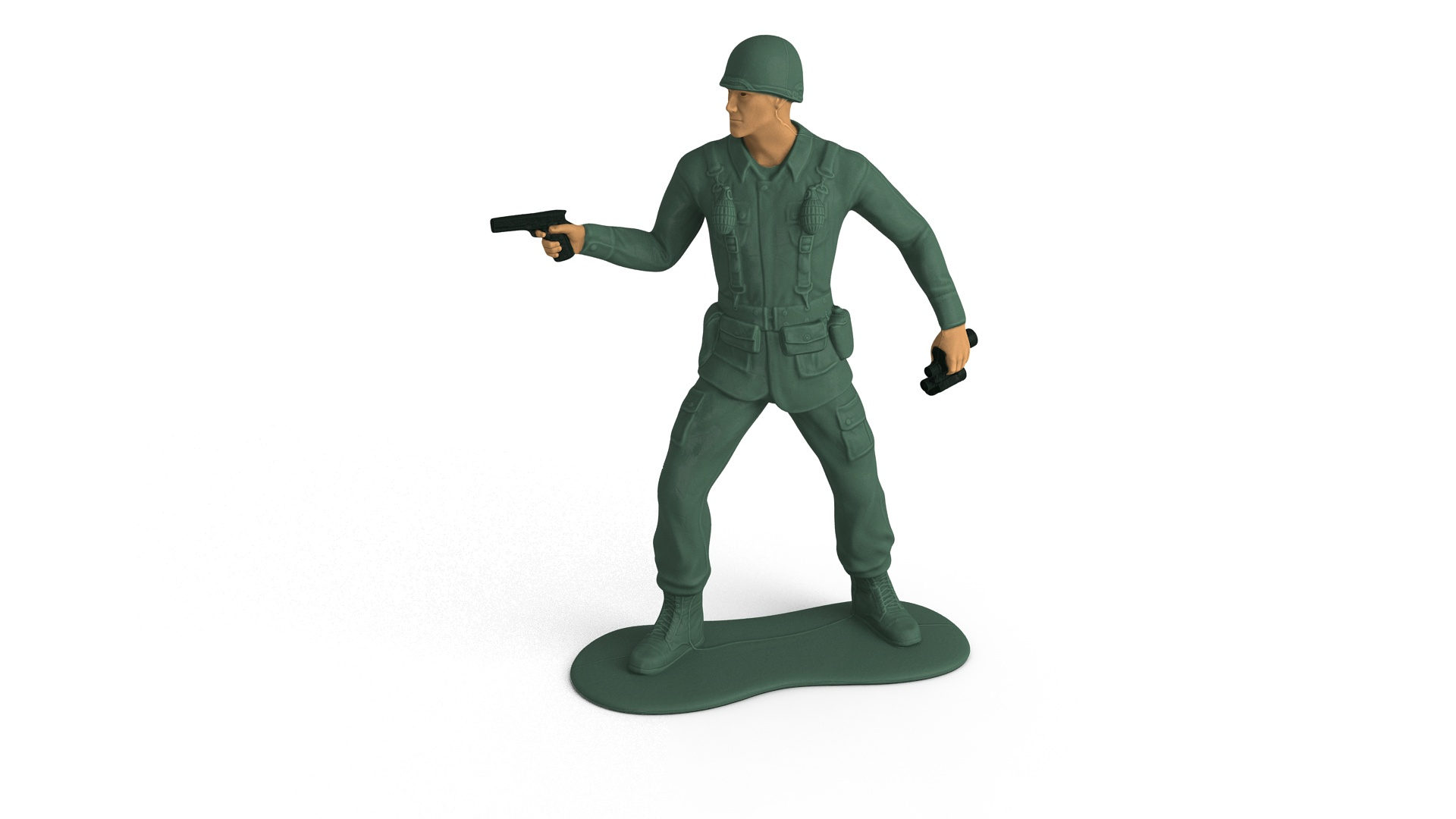 3D Model Vintage Toy Soldier Set - TurboSquid 2199759